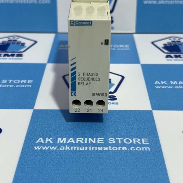 CROUZET EWS2 84873004 3PHASES SEQUENCE RELAY - AK MARINE STORE