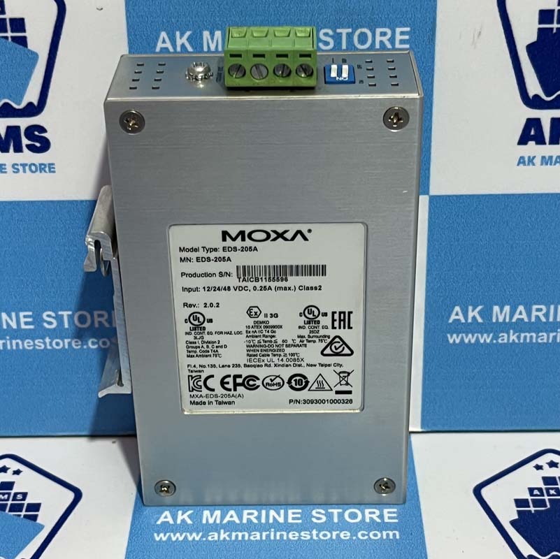MOXA EDS-205A ETHERNET SWITCH - AK MARINE STORE