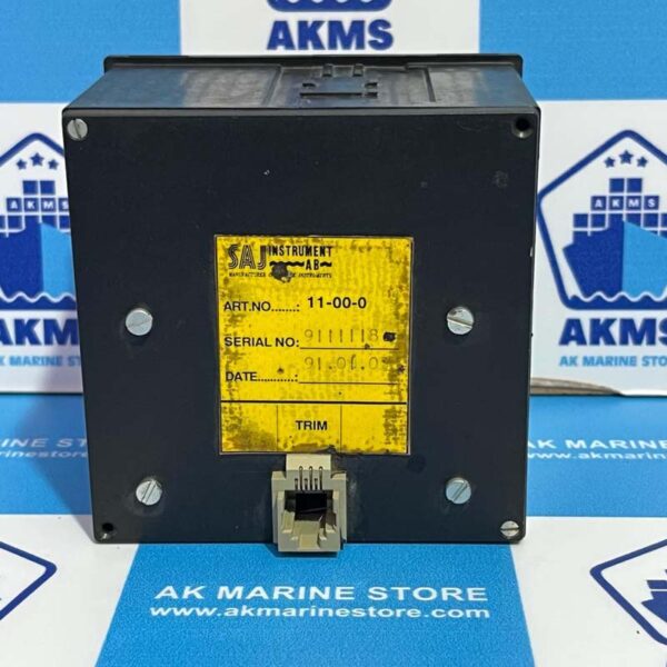 SAJ INSTRUMENT 11-00-0 MARINE METER - AK MARINE STORE