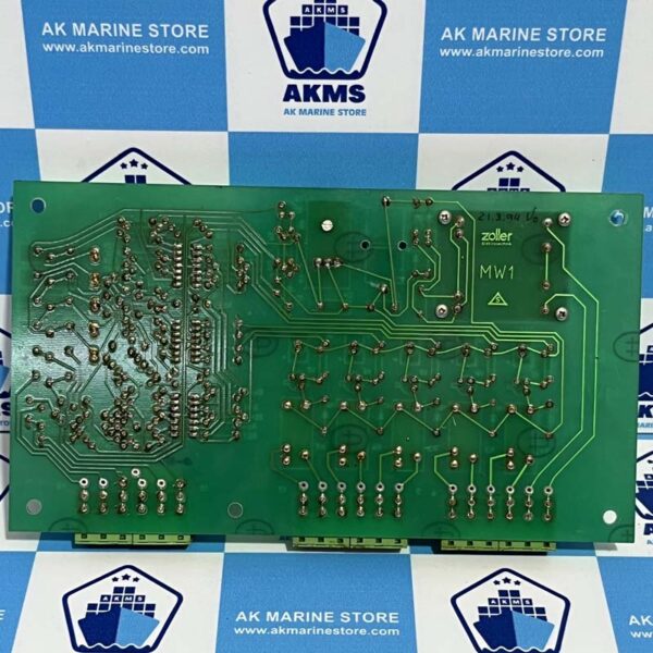 ZOLLER ELEKTROTECHNIK MW1 PCB CARD - AK MARINE STORE