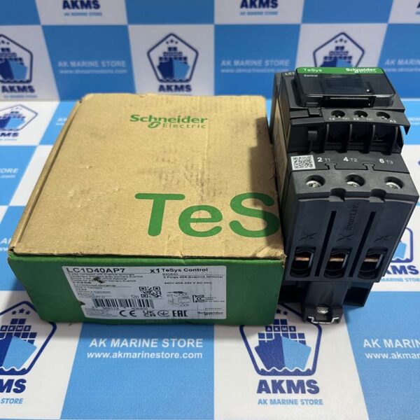SCHNEIDER ELECTRIC LC1D40AP7 3 POLE CONTACTOR - AK MARINE STORE